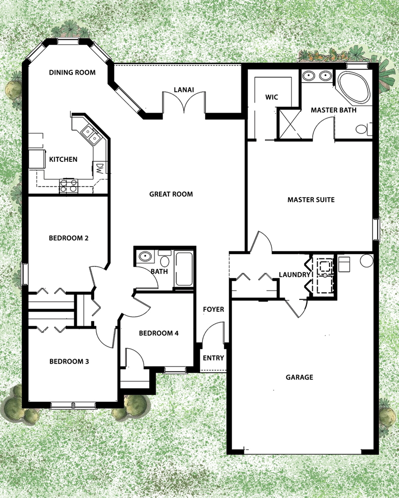 Joseph 1800 | Simplicity by Kevco Builders | Florida Custom Home Builder